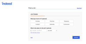 How to post a job on Indeed?