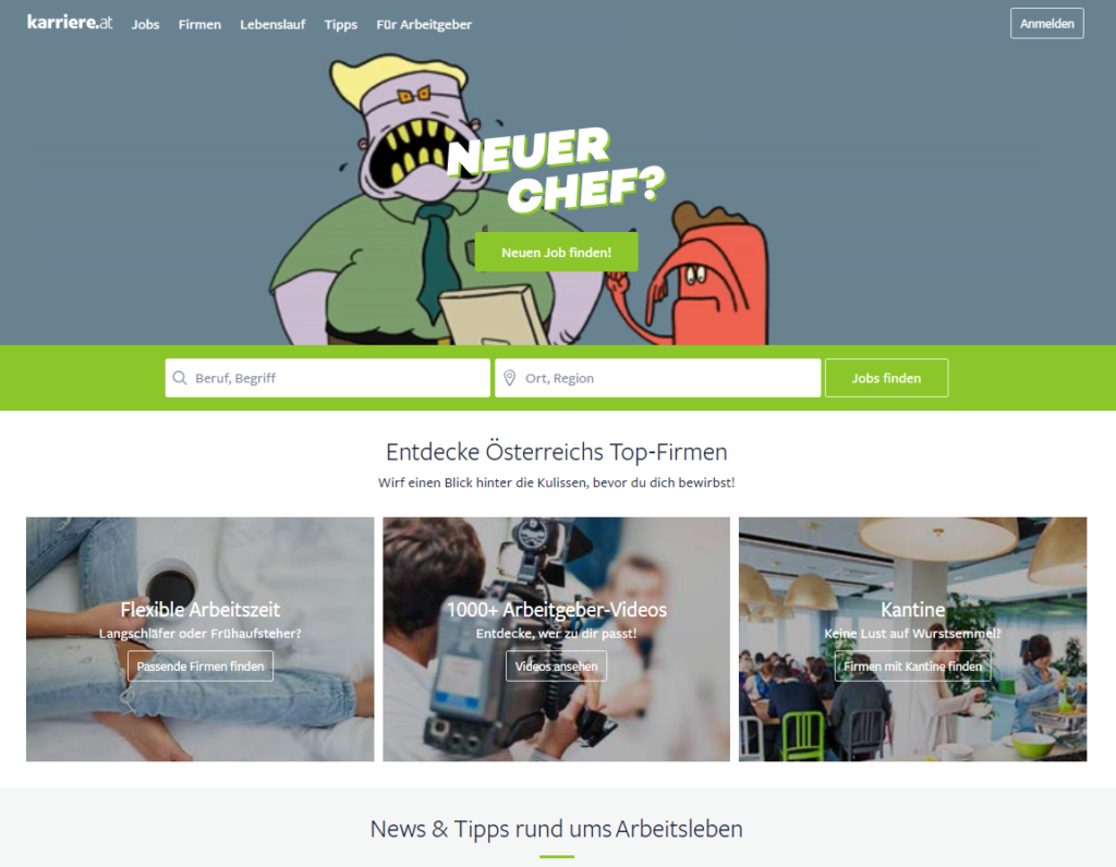 Best job boards in Austria - Jobboard Finder News